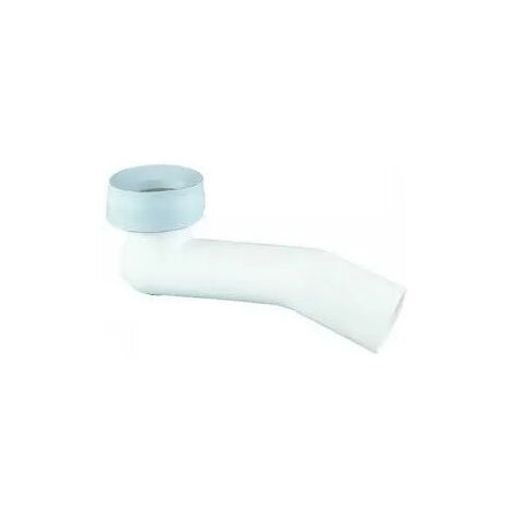 Pipe coudée PVC D75 pour cuvette WC ASPIRAMBO - PORCHER - D5994AC