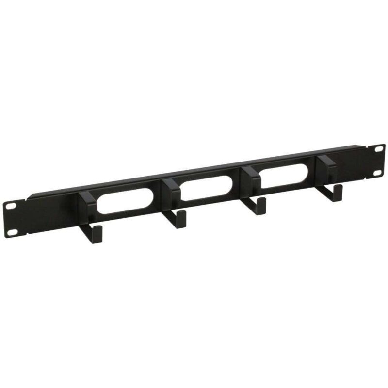 INTELLINET Pannello passacavi per Rack 19 Nero