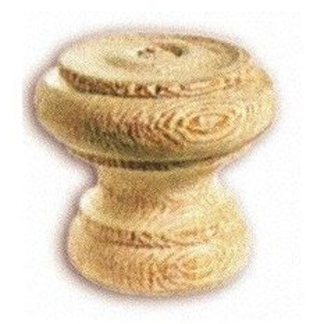 Pomolo In Legno di Faggio finitura Grezza misura 32 mm Art.03.2006 4pz