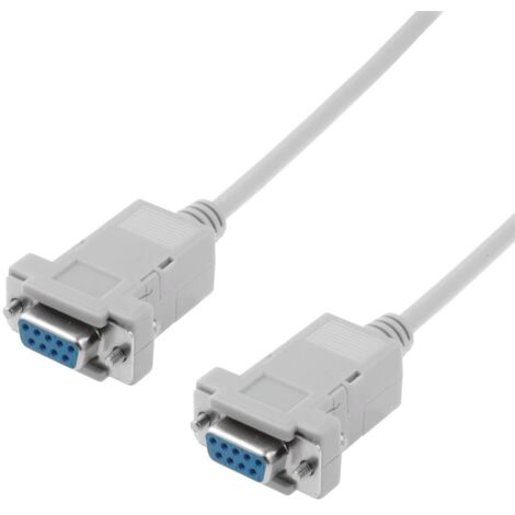 MANHATTAN Cavo Pc/Pc Null Modem Cavo AT, AT cross over DB 9p. F/F 1,8 m