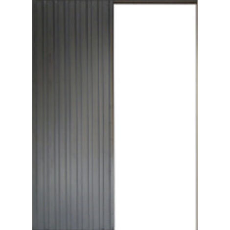 Grigio antracite RAL 7016 Modello "Blakeria" Porta scorrevole + sistema ...