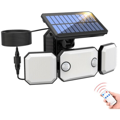 Solar Wall Lamp Split-In-One Dual-Use Dual-Sensor Body Sensor Lamp ...