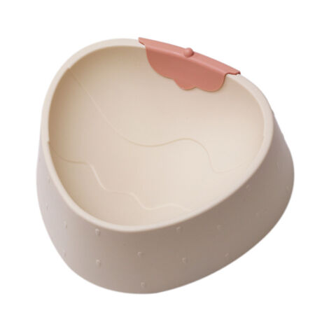 Pet Neck Protection Bowl Cartoon Strawberry Anti Spill Edge Non Slip ...