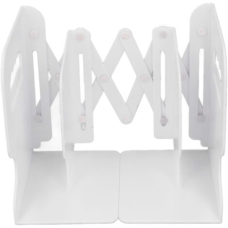 Adjustable Book End PP Retractable Anti Slip Desk Book Holder Organizer ...