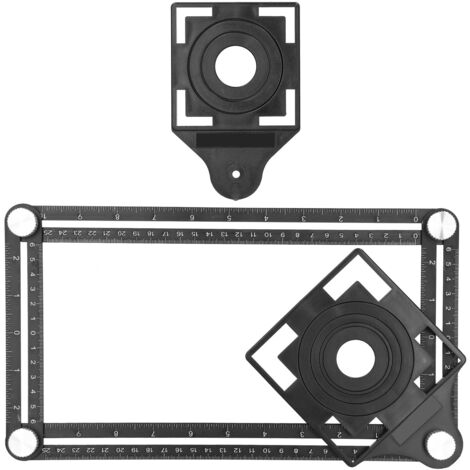 Multi Angle Ruler 4‑Fold Opening Positioning Wall Floor Tiles Universal ...