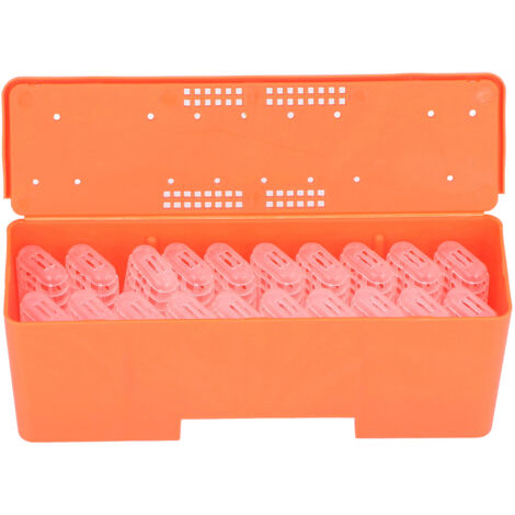 King Cage Transport Box with 20Pcs Queen Bee Rearing Cages Transparent ...