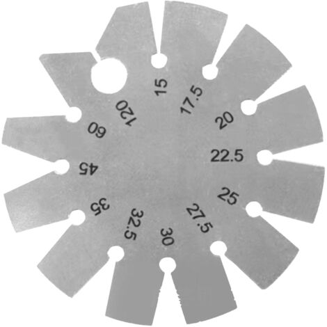 Angle Gauge Template Stainless Steel Round Shape Bevel Gauge Angle ...