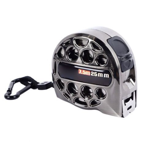 Hollow Steel Tape 25ft Stainless Measure Ruler with Double Sided Scale ...