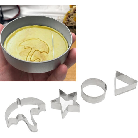 6Pcs Korean Sugar Candy Making Tools Stainless Steel Cookie Cutters Set ...