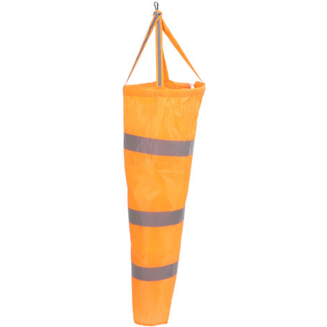 Windsock Wind Direction Measurement Sock Bag Orange Polyester 80cm for ...