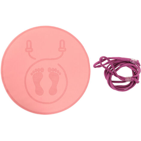 Jump Rope Mat Round TPE Yoga Pad Shock Absorption Noise Reduction for ...