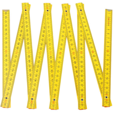 Folable Measuring Ruler 2m 10 Folded Multifunctional Wooden Folable ...