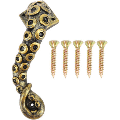 Octopus Door Handle Resin Heavy Duty Vintage Bronze Cupboard Furniture ...