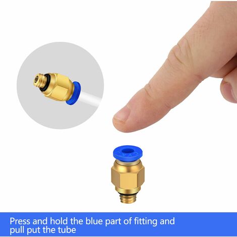 10pcs Air Quick Connector Pneumatic Fittings Connector Quick Fittings ...