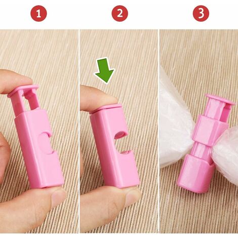 Set of 12 Bread Bag Clips - Assorted Colors GROOFOO