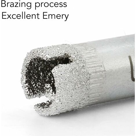 GROOFOO Hole Saw Bit Kit,15pcs Round Shank Lightweight Brazing Process ...