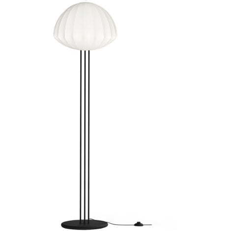 Lampadaire design, Lampadaire Beloune LS1, Aluminor Noir en Metal, Aluminor