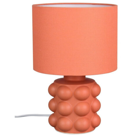 Lampe design, Lampe de table design rétro Kate Terracotta en Céramique ...