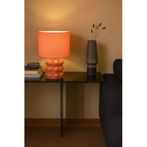 Lampe design, Lampe de table design rétro Kate Terracotta en Céramique ...