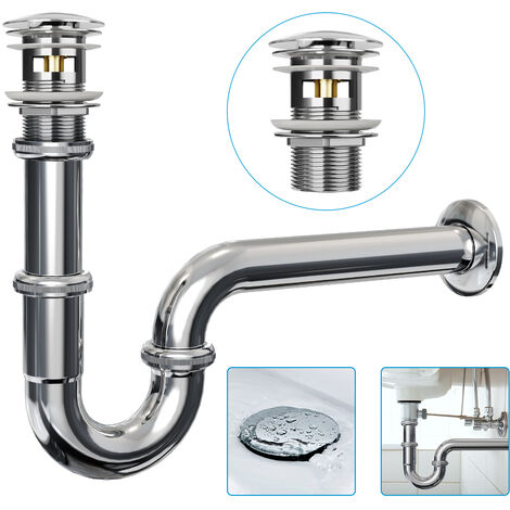 Heilmetz Universal Siphon Sink and Drain Sets04, Hauteur ajustable ...