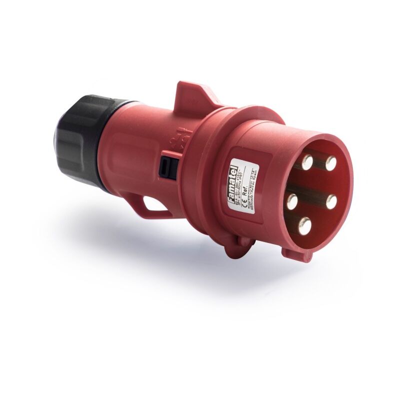 Clavija cetac elec 32a/380-415v 3p+n+t ip44 pol/abs ro famat