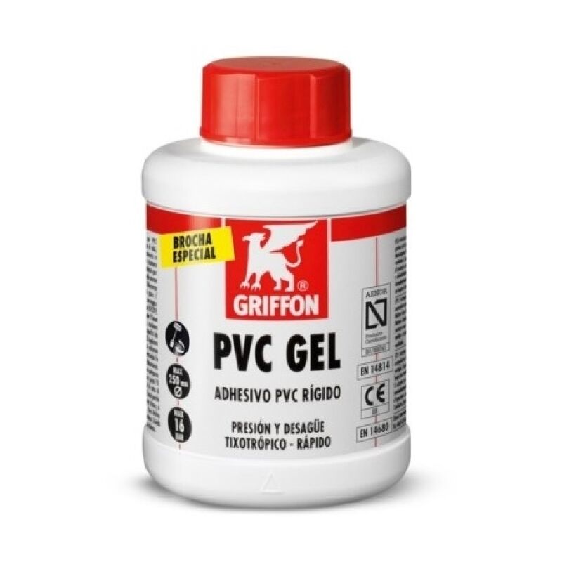 Adhesivo pvc rigido gel 500 ml c/b rap pvc gel bote griffon