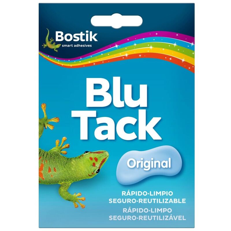 Adhesivo mult reutilizable 57 gr blue tack bostik