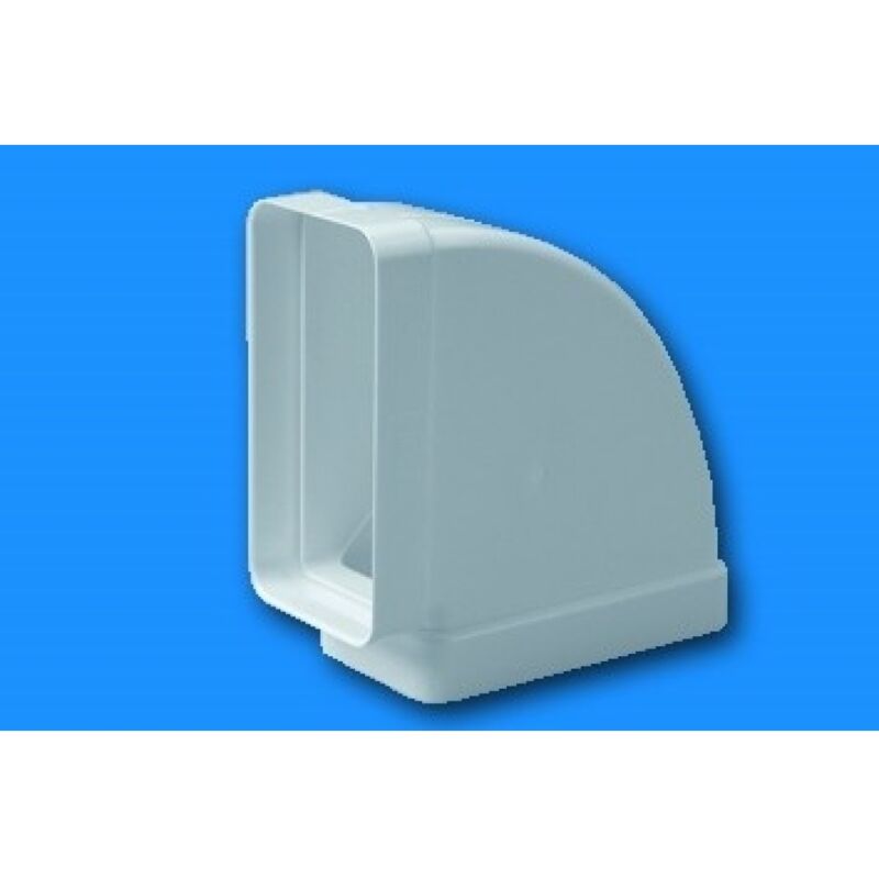 Codo ex/aire tubo rectangular 110x55 ign/aut horizontal term