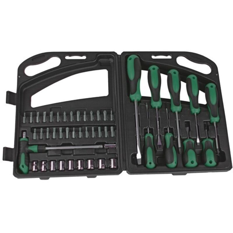 Juego destornilladores y puntas phillips torx, 47