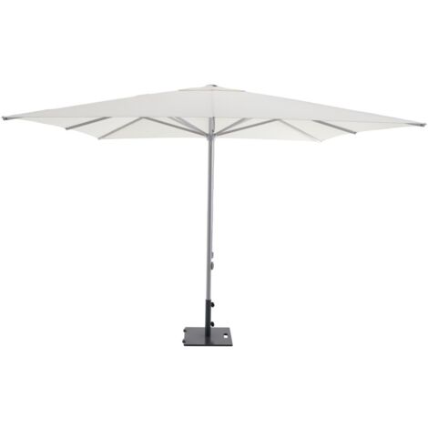 Parasol aluminio blanco non 3 x 3 m tubo 48 mm