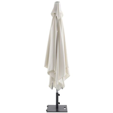 Parasol aluminio blanco non 3 x 3 m tubo 48 mm