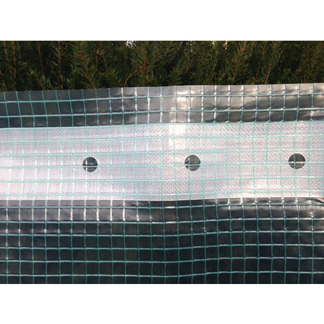 Gitterfolie 4m x 5m Gewächshausfolie pe Gitterfolie Frühbeetfolie