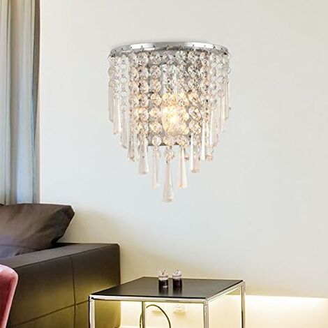 Comely Modern LED Indoor Decorative Wall Light, LED Crystal Wall Sconce ...