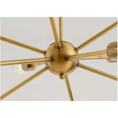 COMELY Sputnik Lamp Chandelier Vintage Pendant Light Fixture Satellite ...