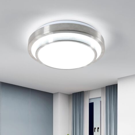 COMELY Modern LED Ceiling Light, 28W 3200LM Double Round Ceiling Lamp ...