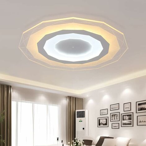 COMELY 14W LED Ceiling Light Geometric Design Ceiling Lamp 3000K Warm ...