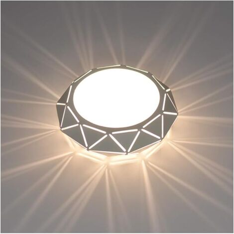 COMELY Modern LED Ceiling Light Polygon Ceiling Lamp Surface Mount 5W ...