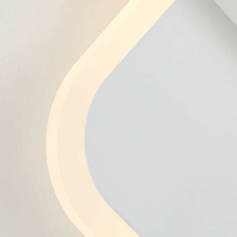 COMELY Modern Creative Square Wall Light, 21W LED Double Layer Acrylic ...