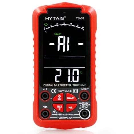 Multimètre numérique HYTAIS TS-60 6000 points Batterie rechargeable haute précision Détection de ...
