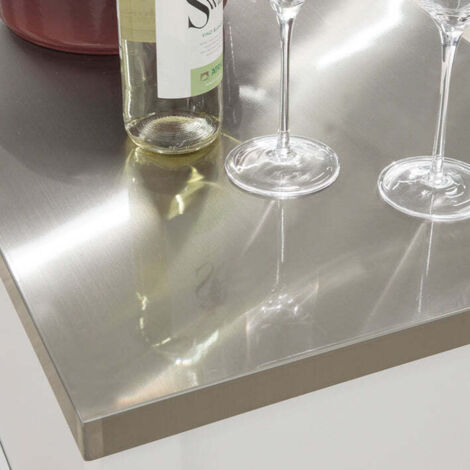 SoBuy White Kitchen Trolley Kitchen Serving Trolley Storage Trolley ...