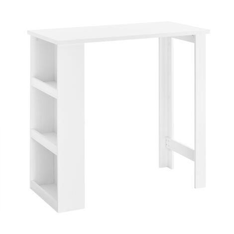 SoBuy Bar Table High Kitchen Table Standing Desk for Small Spaces, Bar ...
