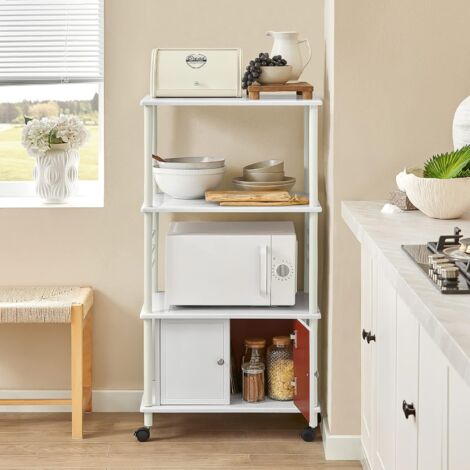 Kitchen microwave cart store