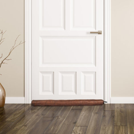 Boudin de porte en suédine collection MARTIN marron camel