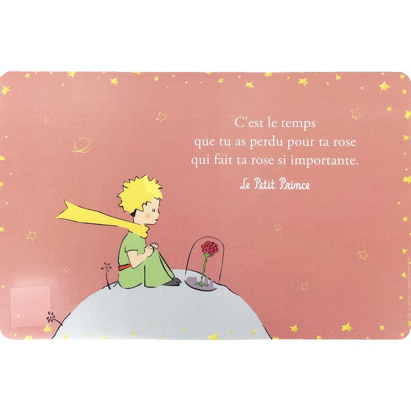 Set de table le petit prince rose