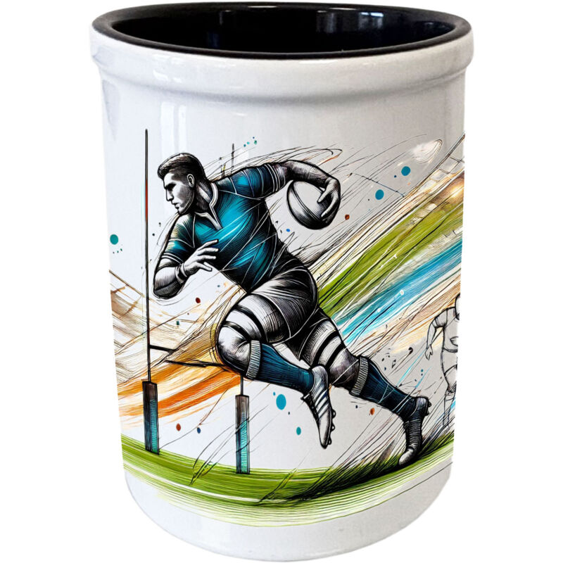 Pot à crayons rugby