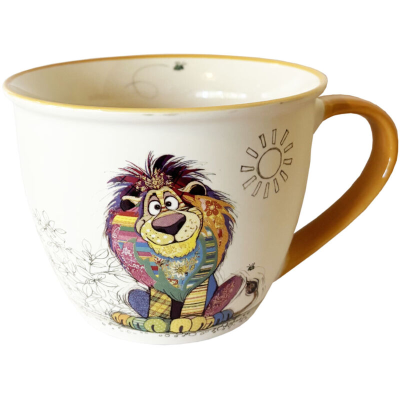 Bol en porcelaine avec anse lion 550 ml
