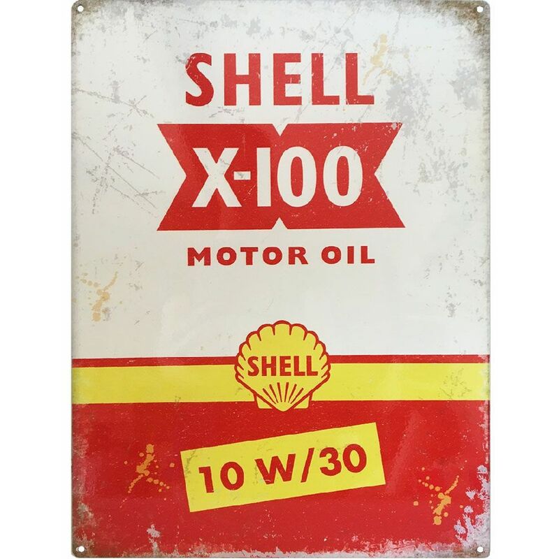 Grande Plaque métallique Shell