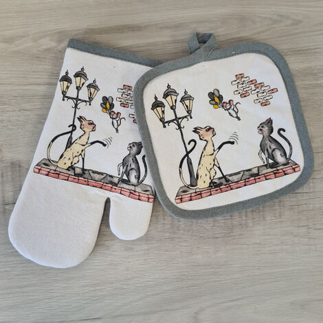 Manique de cuisine Chats