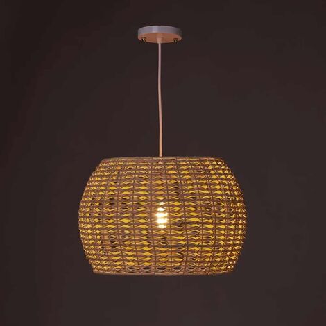 Lustre en Rotin