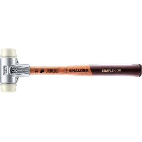 HALDER SIMPLEX Schonhammer Ø 30 mm Nylon mit Aluminiumgehäuse